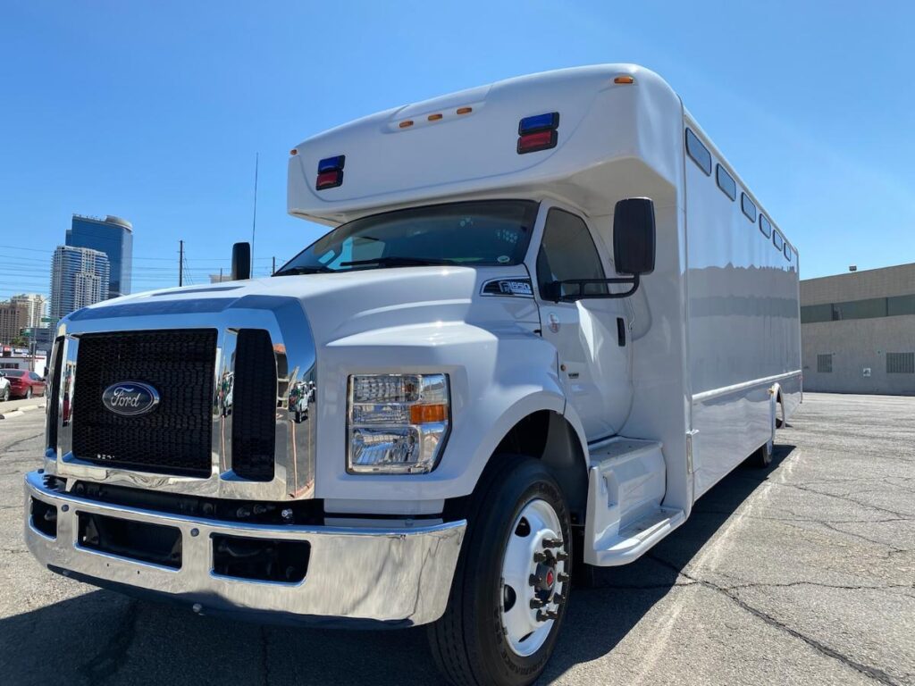 2025 Ford F-650 Prison Bus – Secure Inmate Transport Solutions