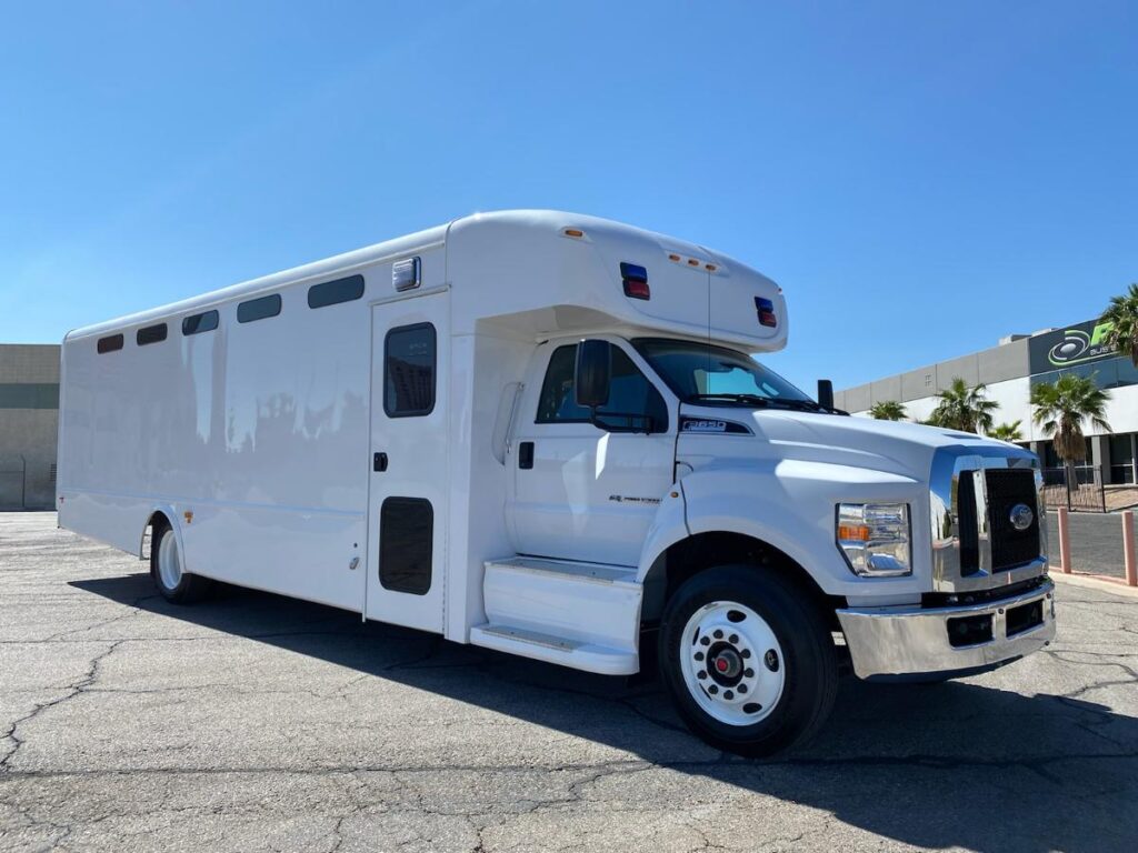 2025 Ford F-650 Prison Bus – Secure Inmate Transport Solutions