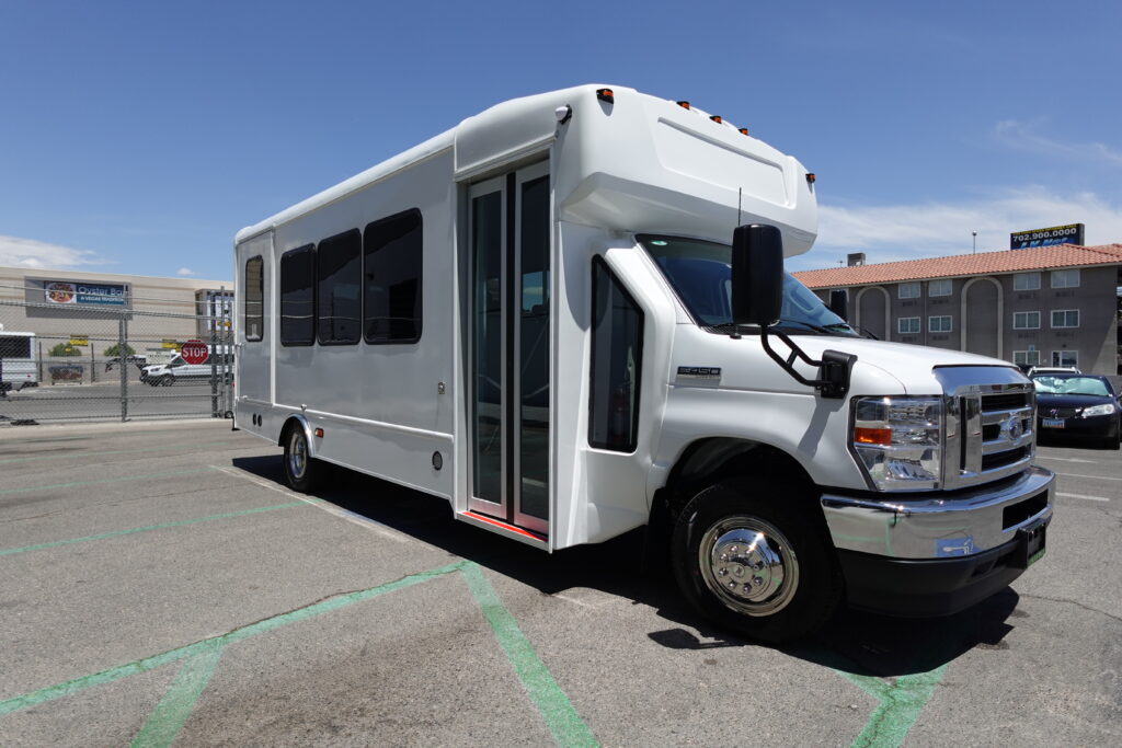2024 Ford E-450 14 Passenger ADA + 2 Wheelchair Positions – RO Bus Sales